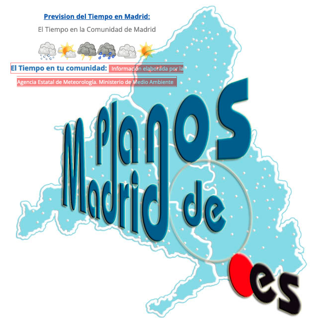 El Tiempo - Planos de Madrid